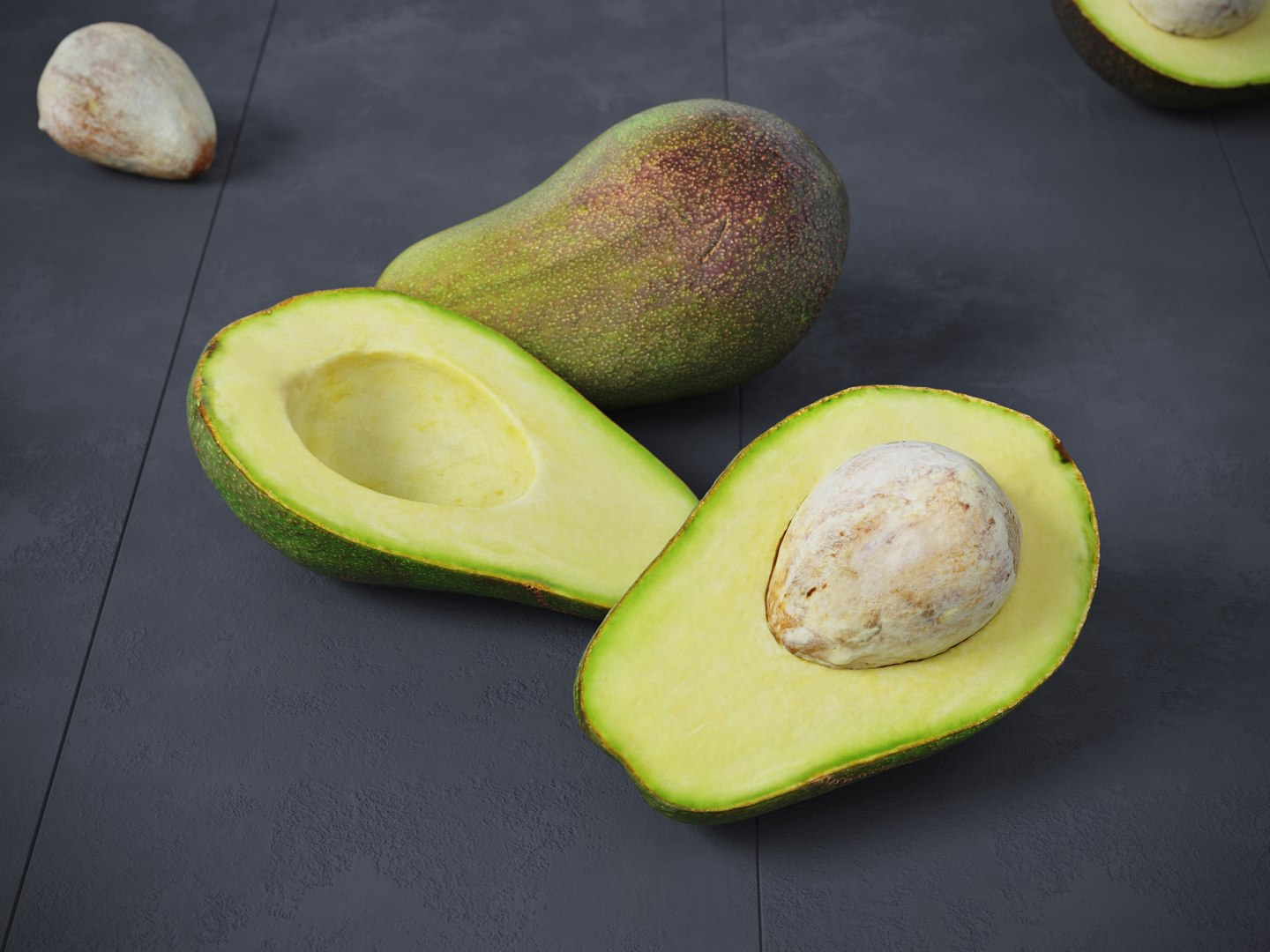 Avocados 3D - TurboSquid 2094326