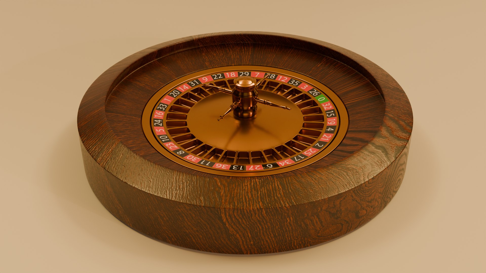 3D Casino Roulette Wheel Model - TurboSquid 2267658