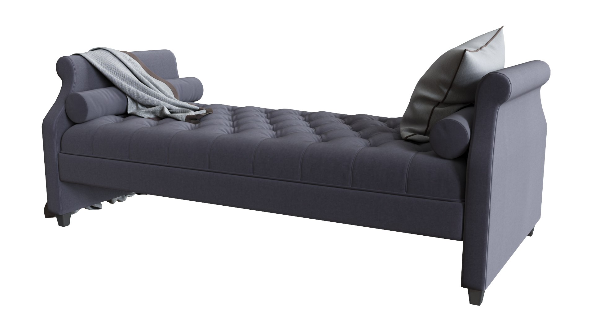 3d Tufted Sofa Bed Model