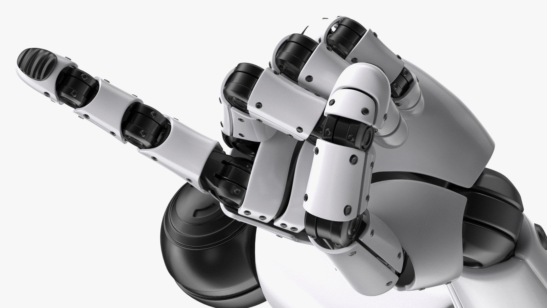 3D Pointing Cyborg Hand - TurboSquid 2095362