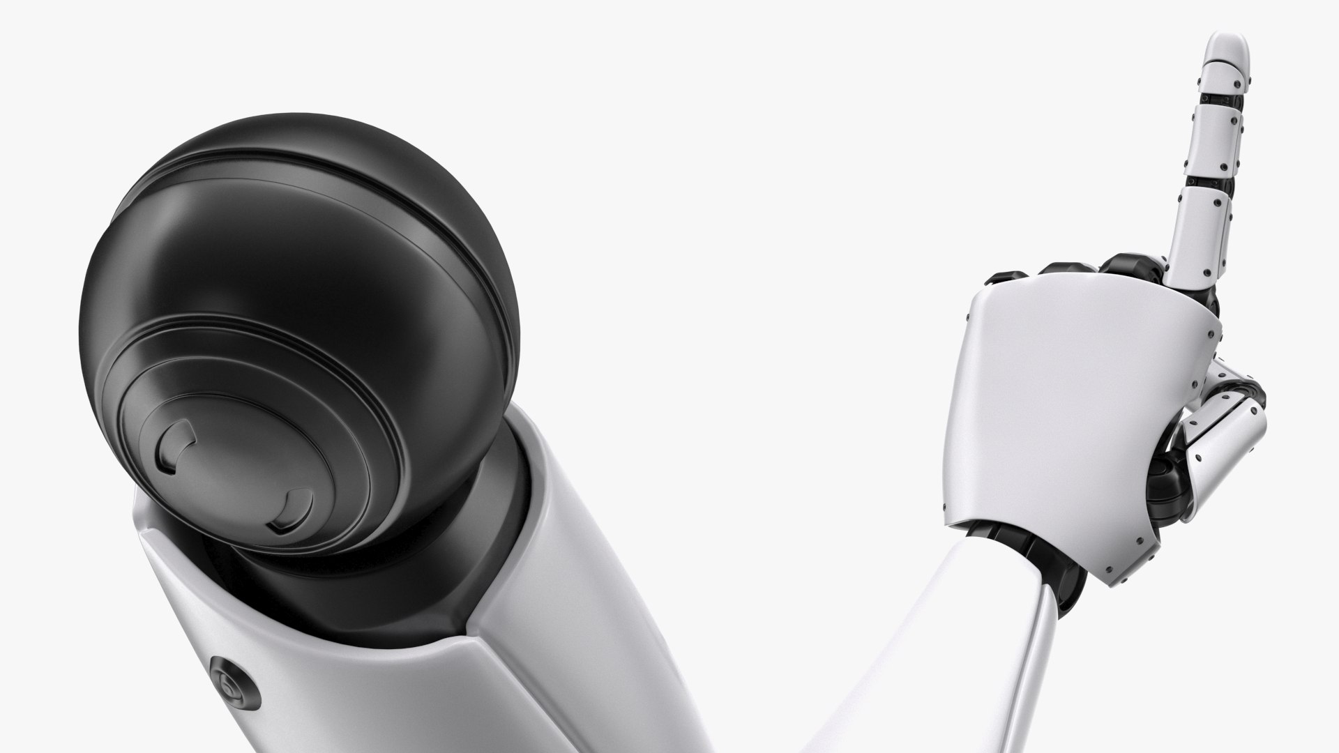 3D Pointing Cyborg Hand - TurboSquid 2095362