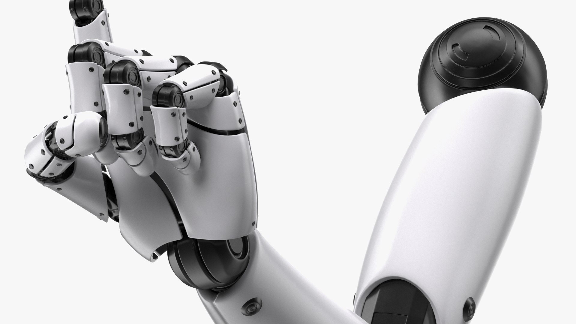 3D Pointing Cyborg Hand - TurboSquid 2095362