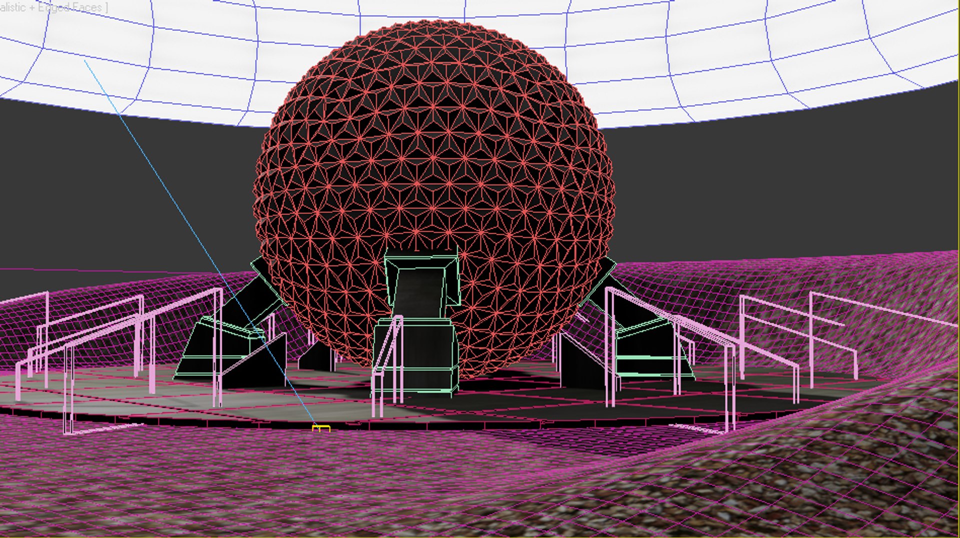 geodesic sphere 3d max