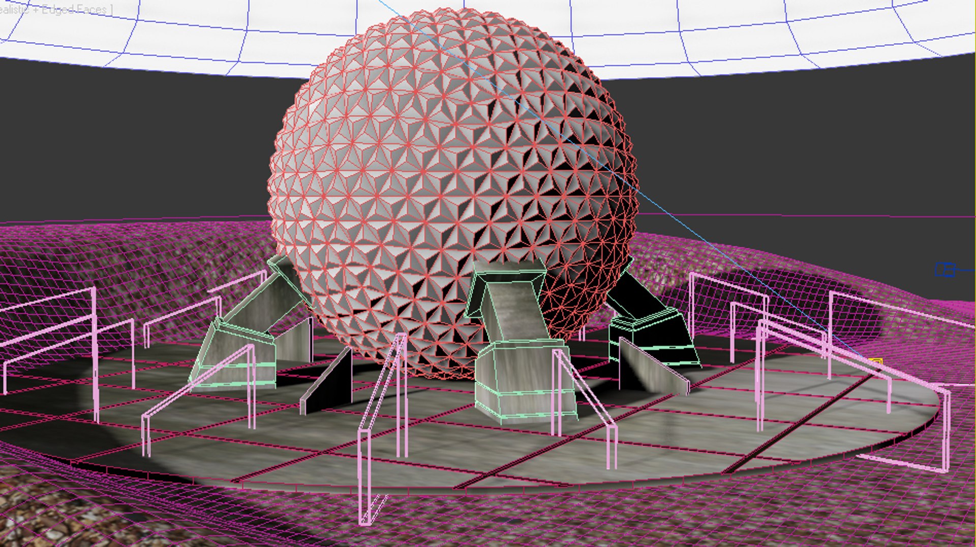 geodesic sphere 3d max