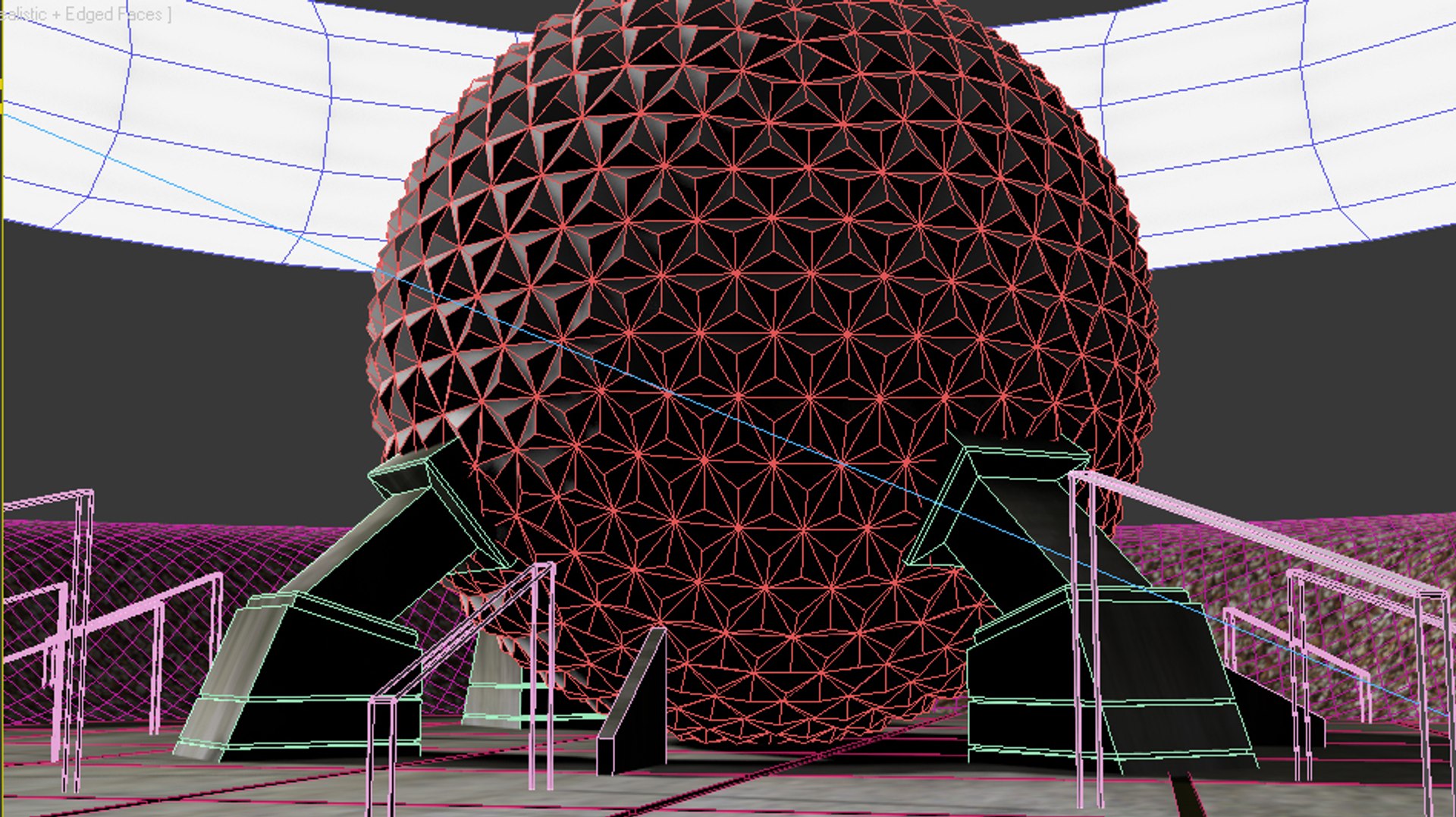 geodesic sphere 3d max