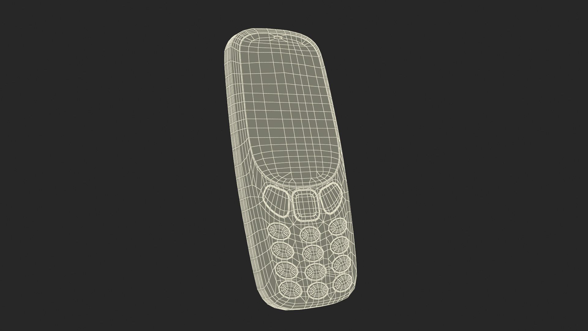 Grey Nokia 3310 New Lights On 3D Model - TurboSquid 2264776