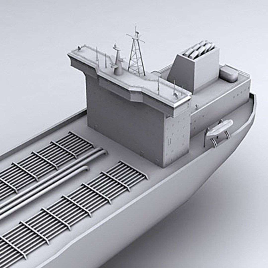 3d Spar Oil Platform Tanker Ship Model