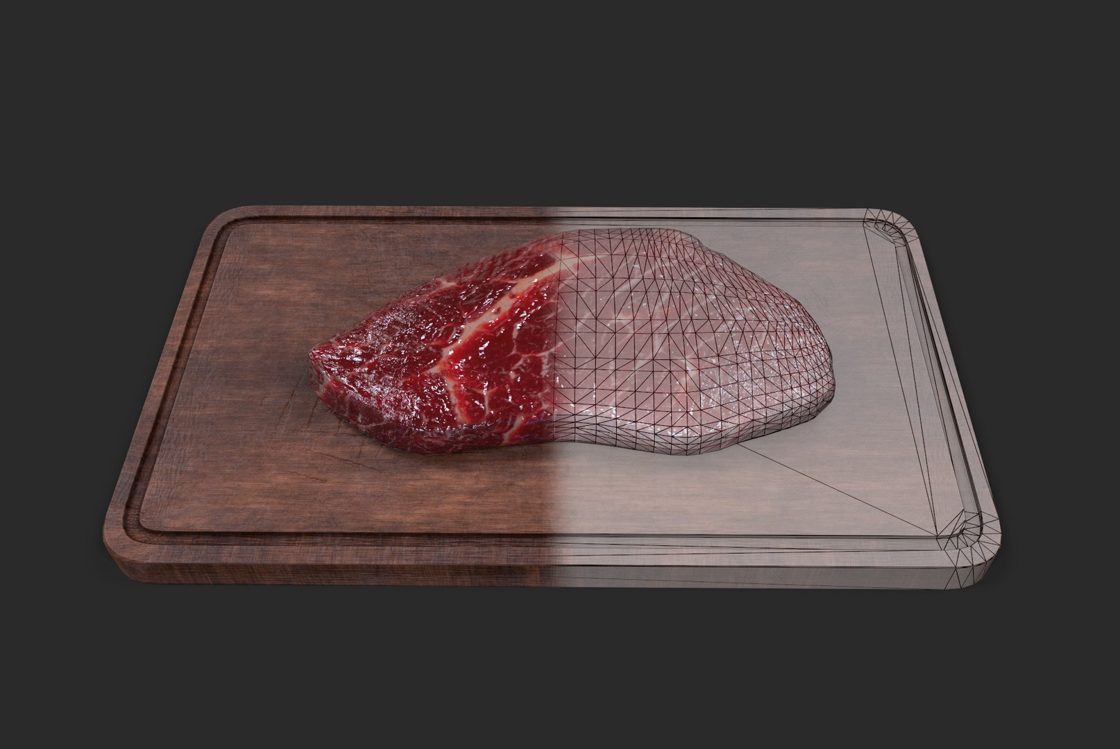 Meat set 3D model - TurboSquid 1584600