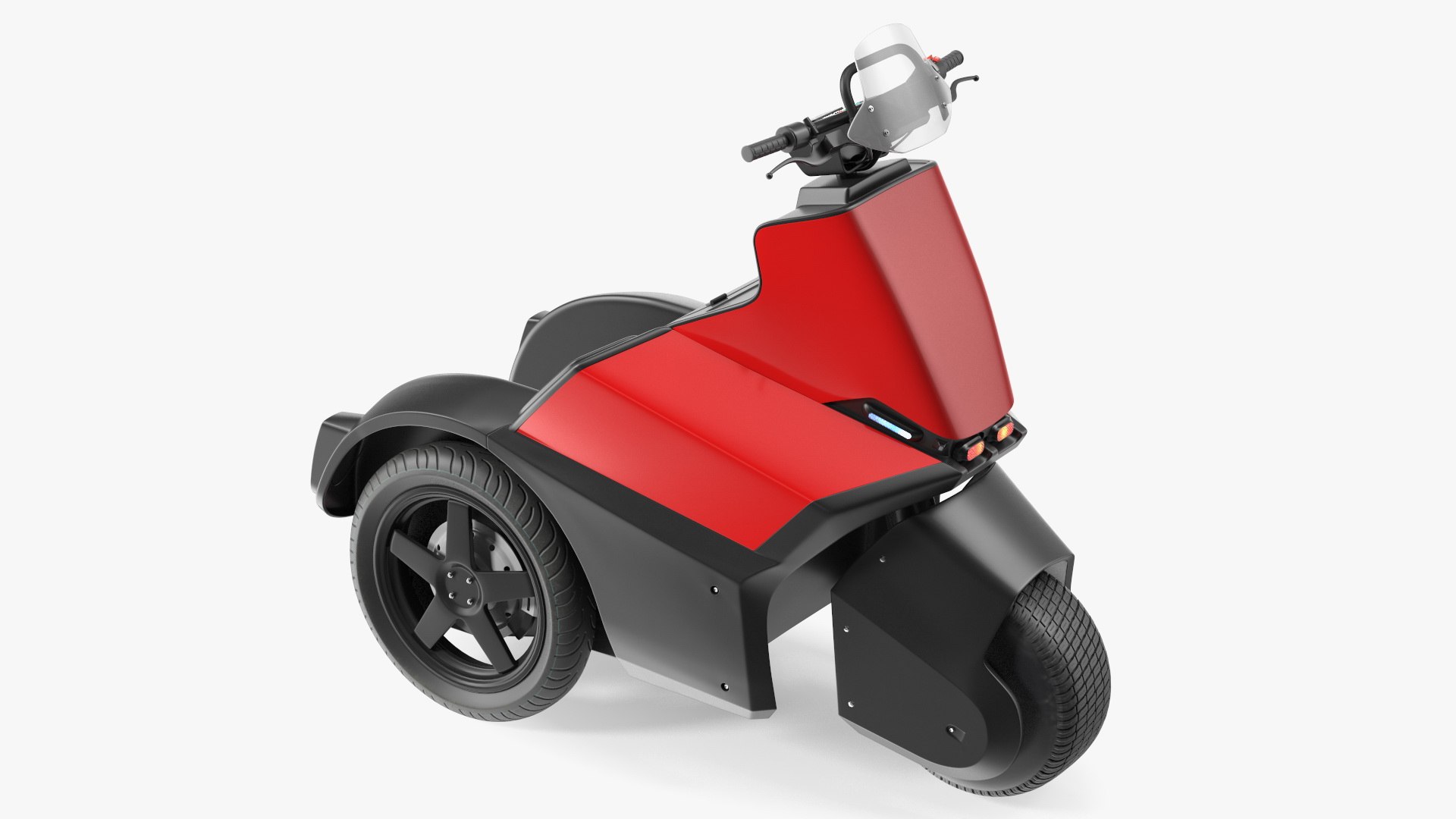 Electric Bike Red Light 3D - TurboSquid 1954847