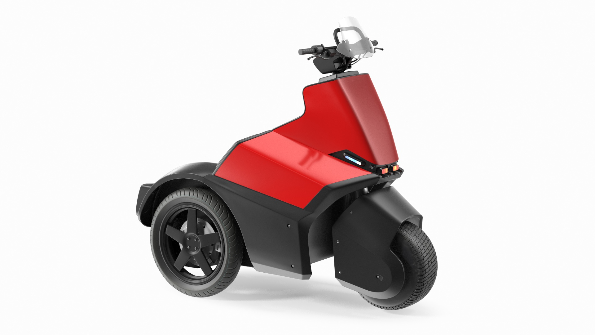 Electric Bike Red Light 3D - TurboSquid 1954847