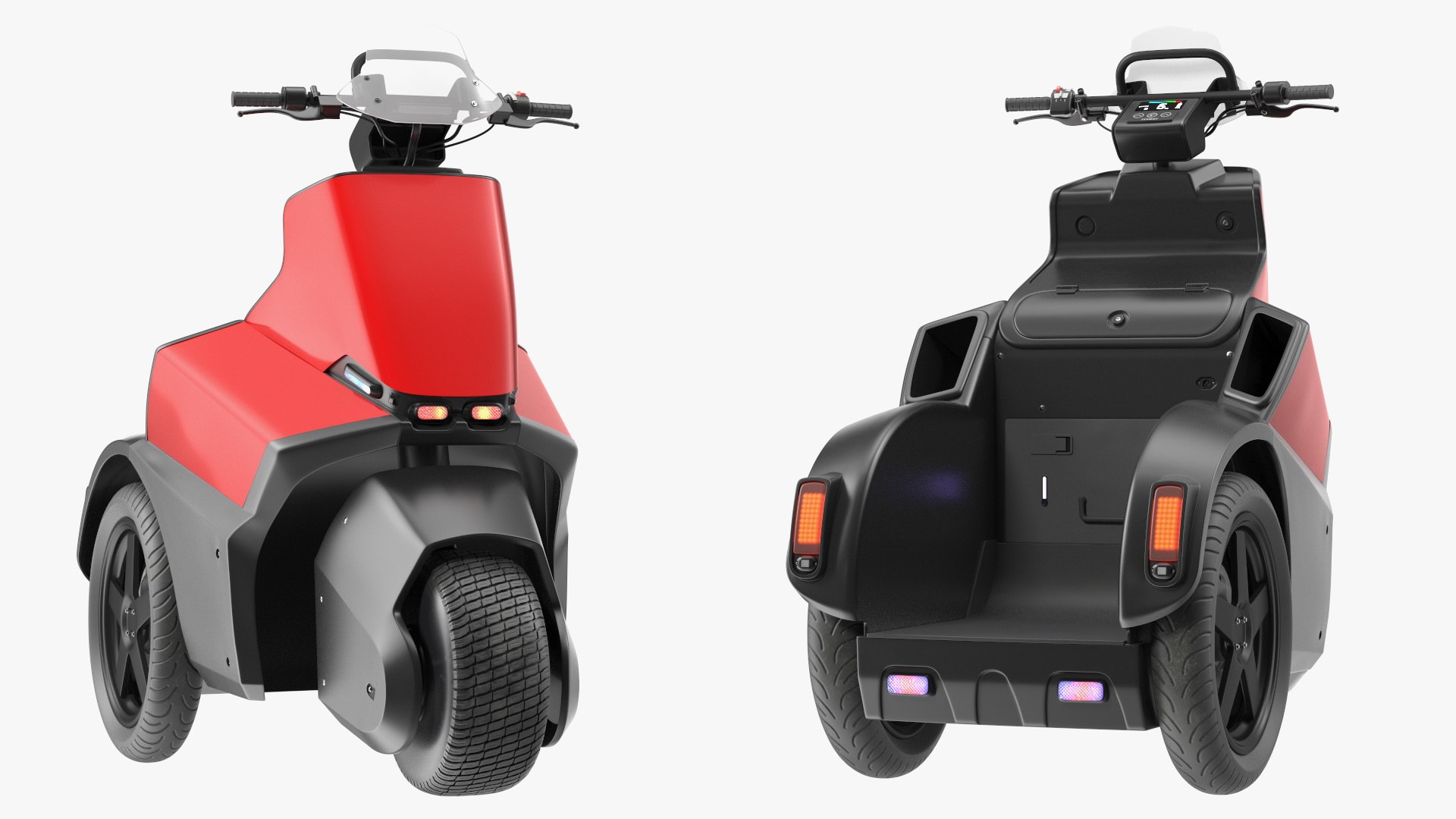 Electric Bike Red Light 3D - TurboSquid 1954847