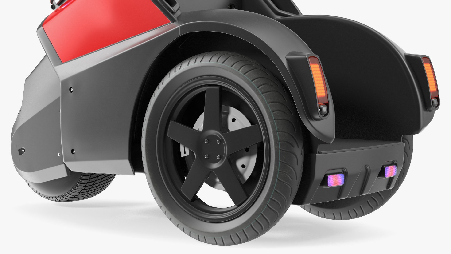 Electric Bike Red Light 3D - TurboSquid 1954847