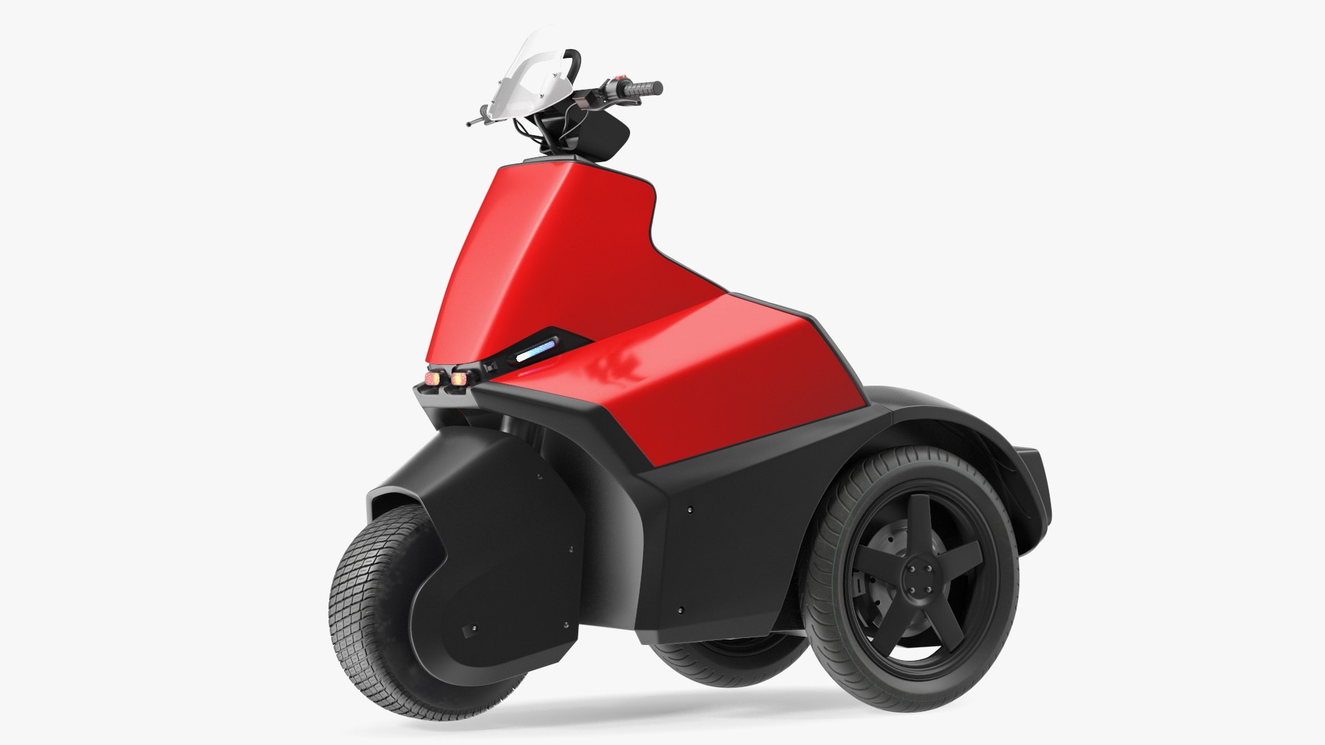 Electric Bike Red Light 3D - TurboSquid 1954847