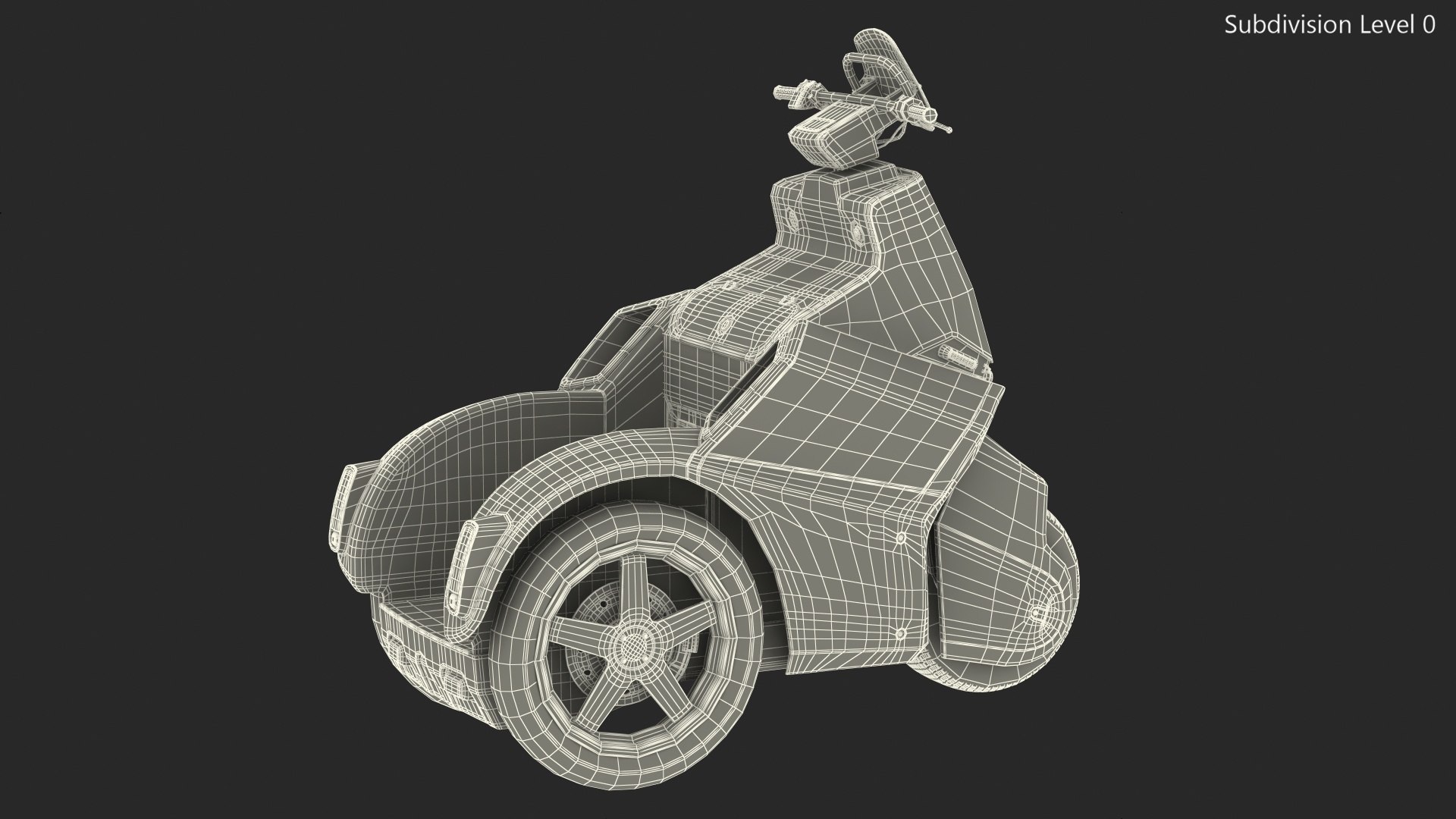 Electric Bike Red Light 3D - TurboSquid 1954847