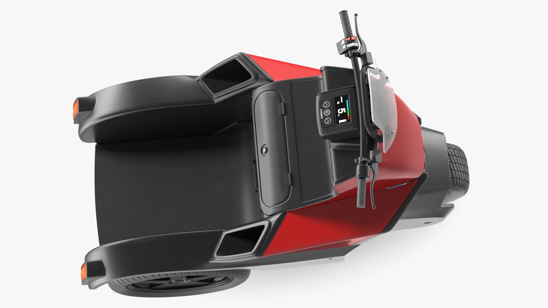 Electric Bike Red Light 3D - TurboSquid 1954847