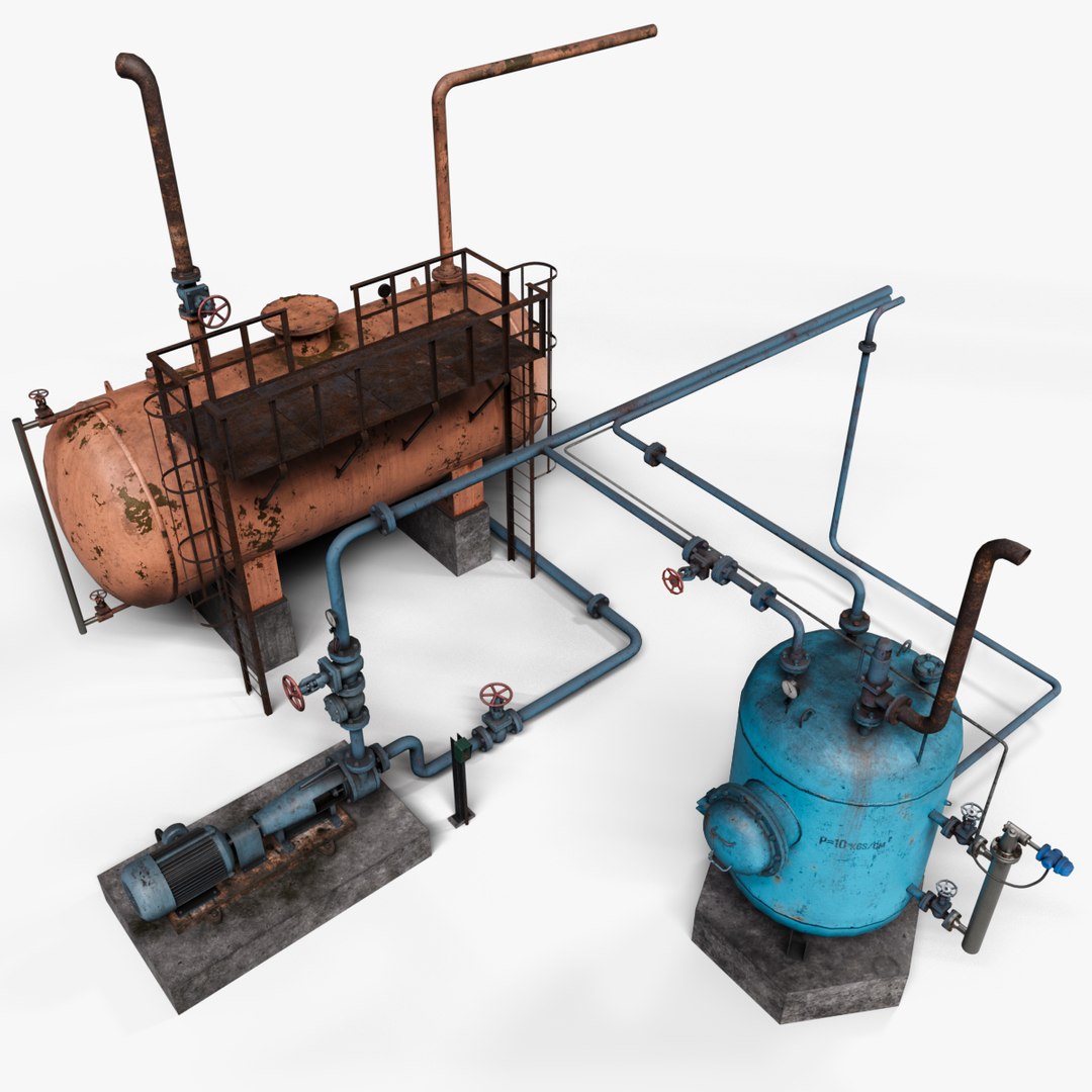 3D Model Industrial Filtration System - TurboSquid 2112048