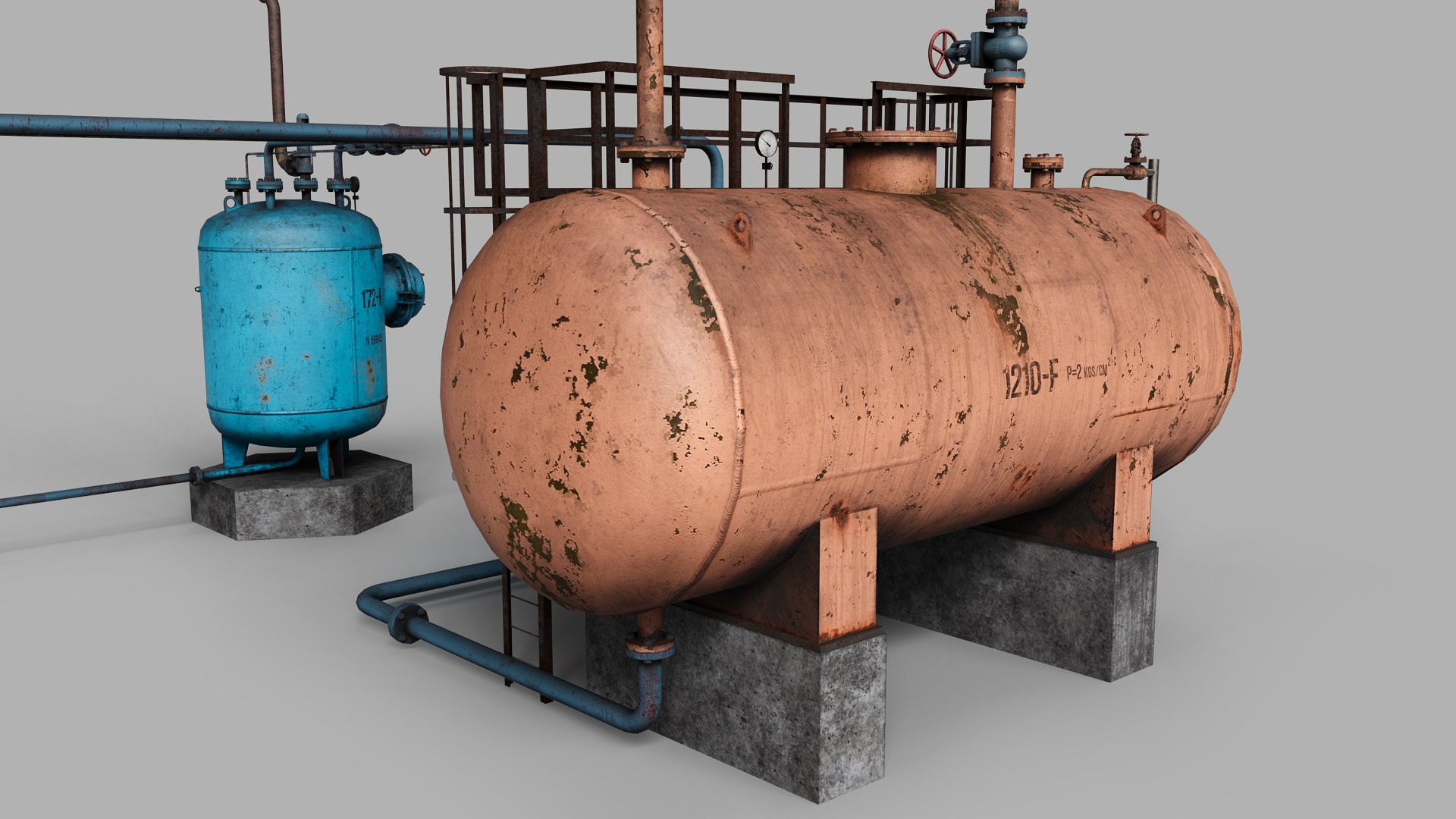 3D Model Industrial Filtration System - TurboSquid 2112048