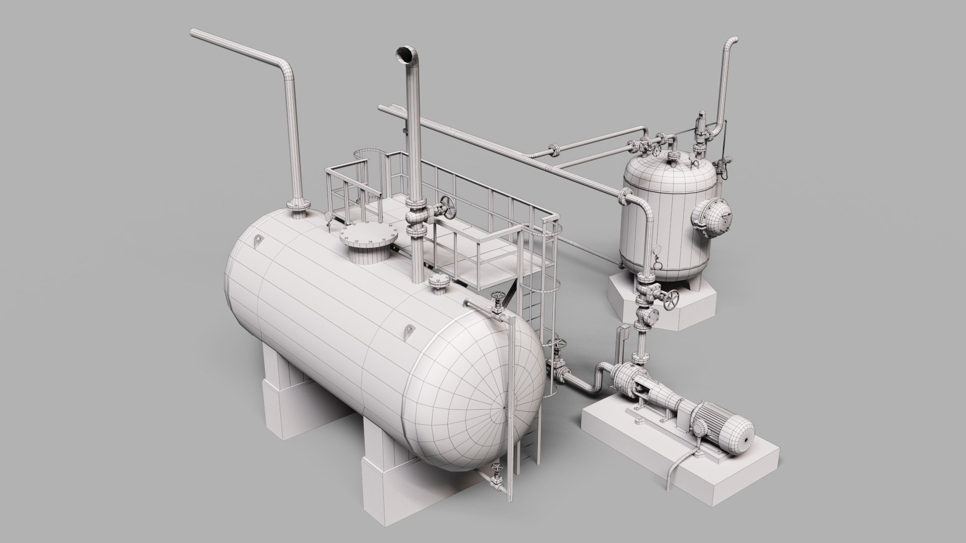 3D Model Industrial Filtration System - TurboSquid 2112048