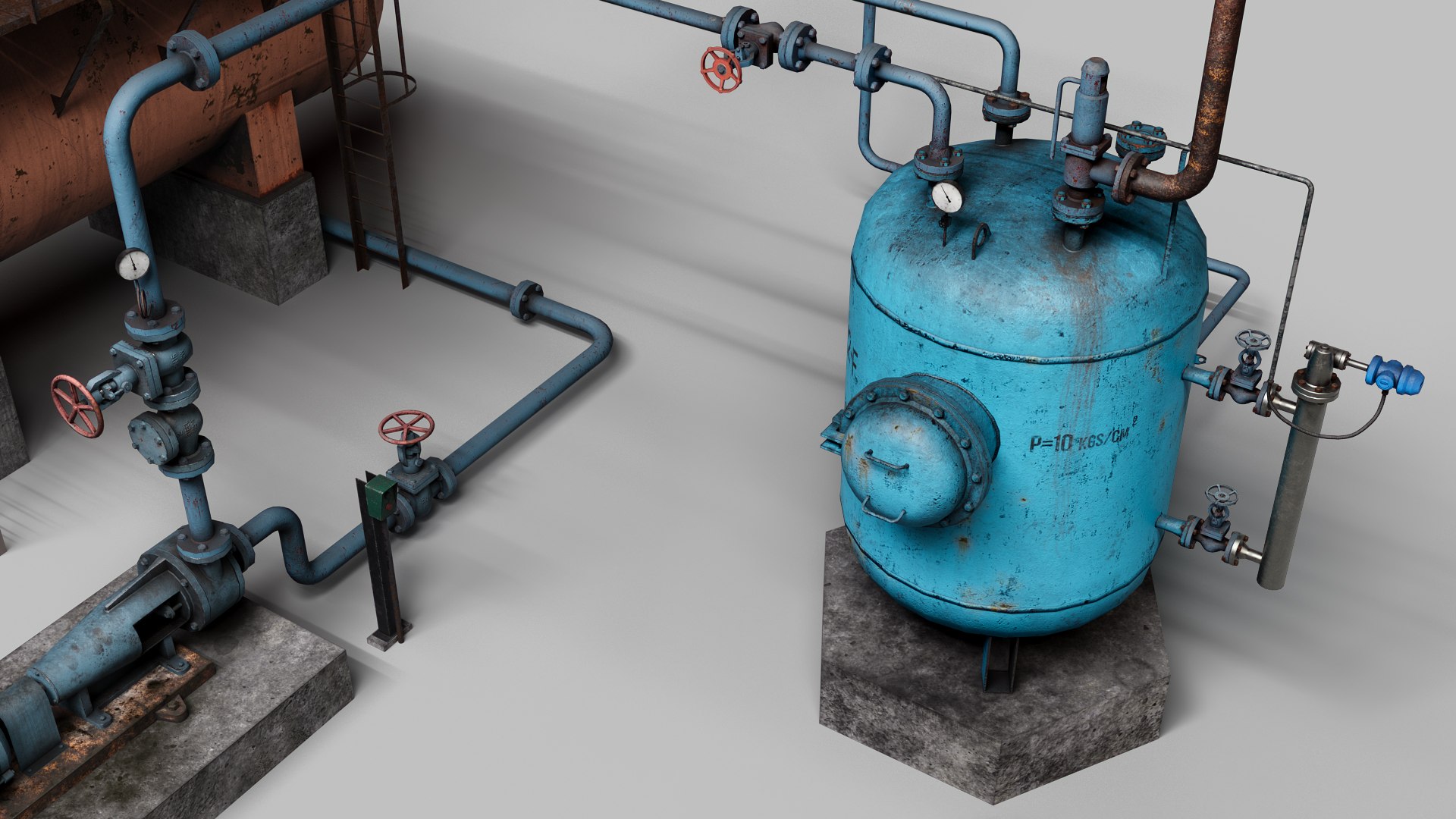 3D Model Industrial Filtration System - TurboSquid 2112048