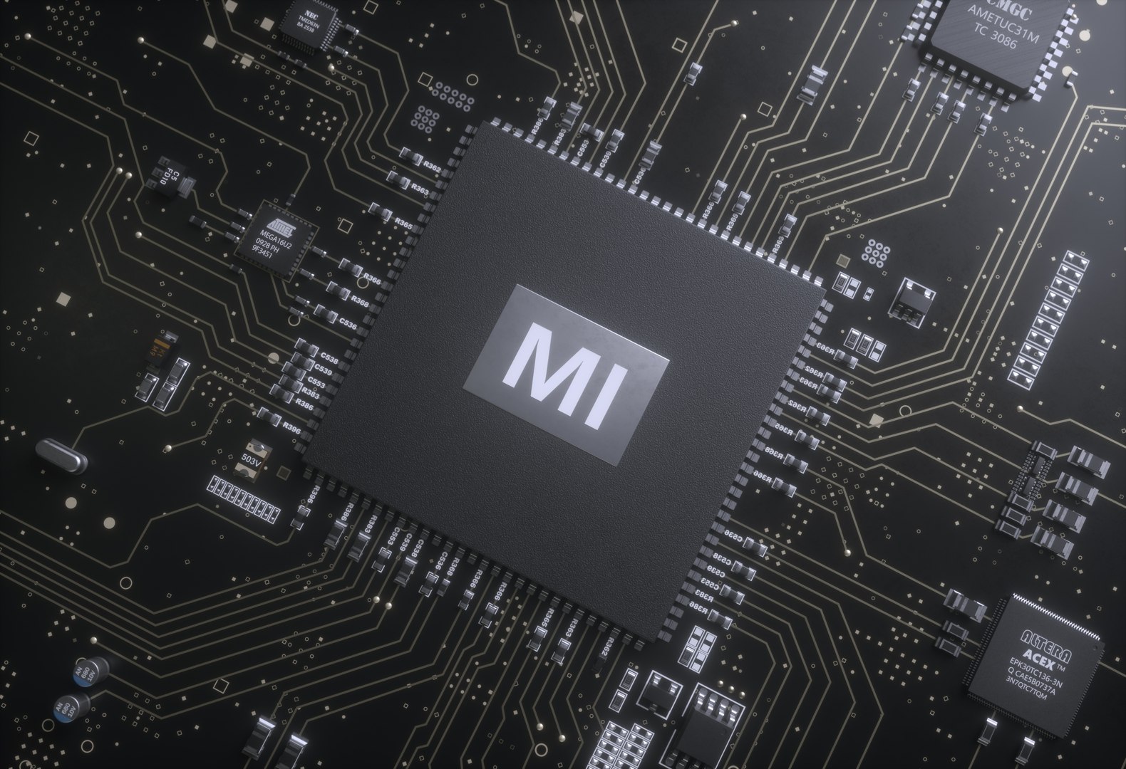 Electronic Chip Circuit 3D - TurboSquid 1279331