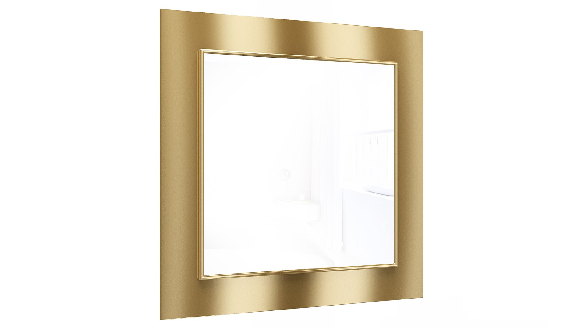3D Mirror In A Metal Frame GZ-M1039 Model - TurboSquid 2021516