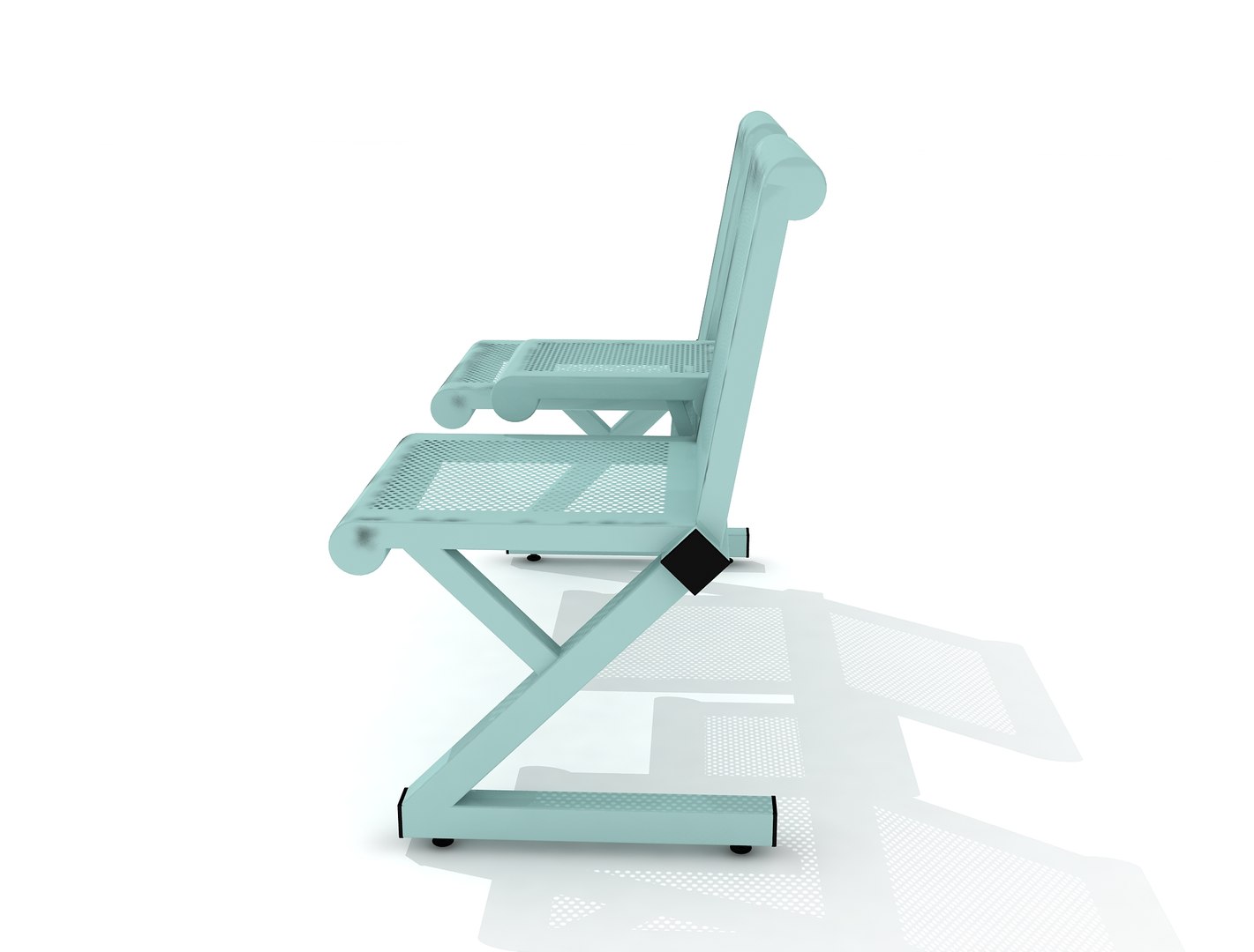 Outdoor Hospital Bench 3D Model - TurboSquid 1564788