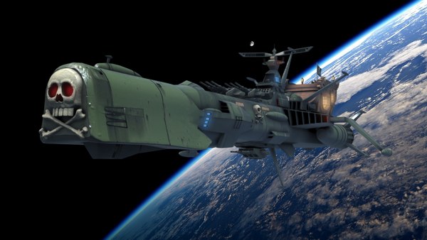 modelo 3d Arcadia 1984 Nave espacial del Capitán Harlock - TurboSquid ...