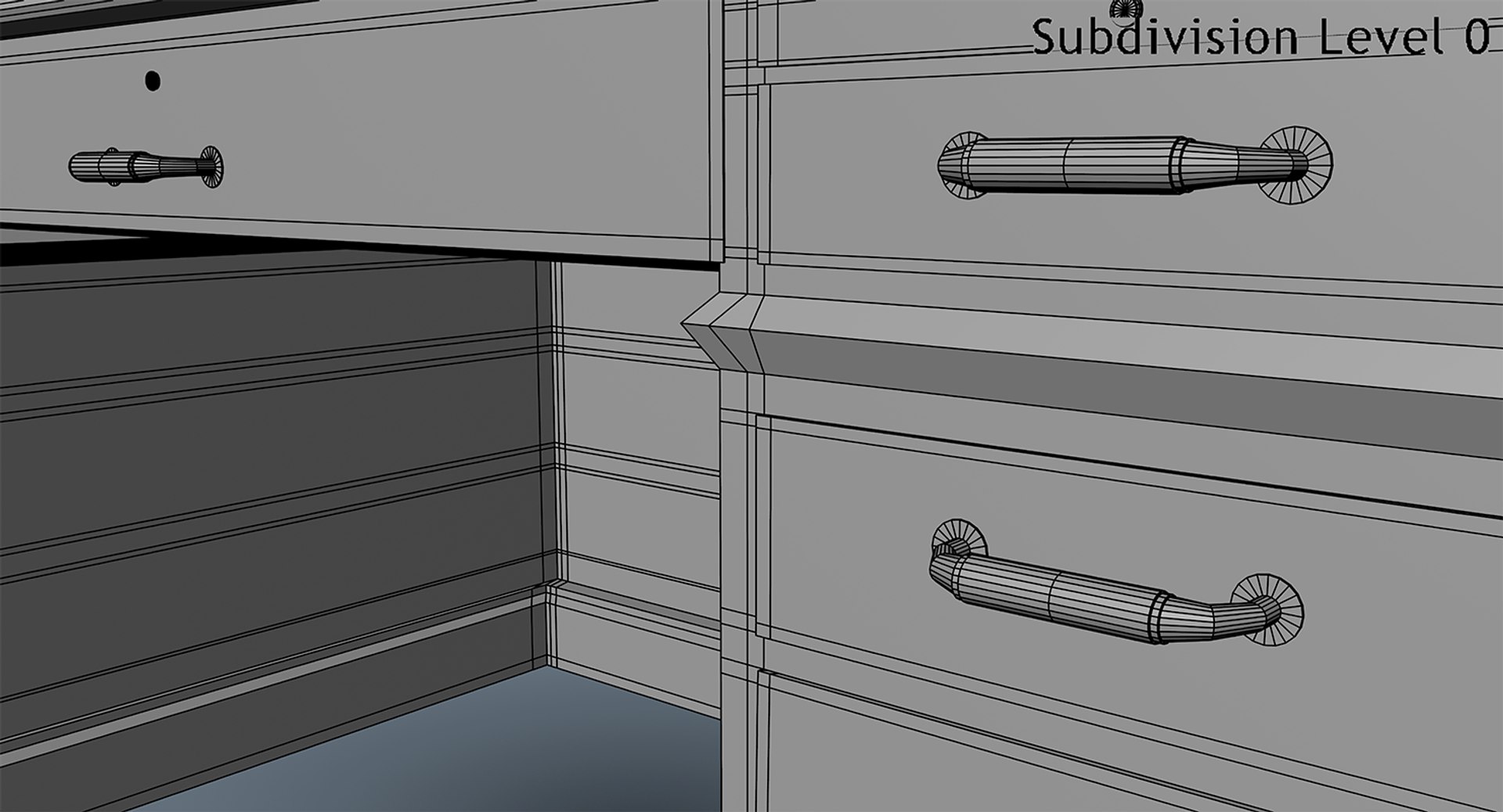 Realistic Wooden Table Office 3D Model - TurboSquid 1417226