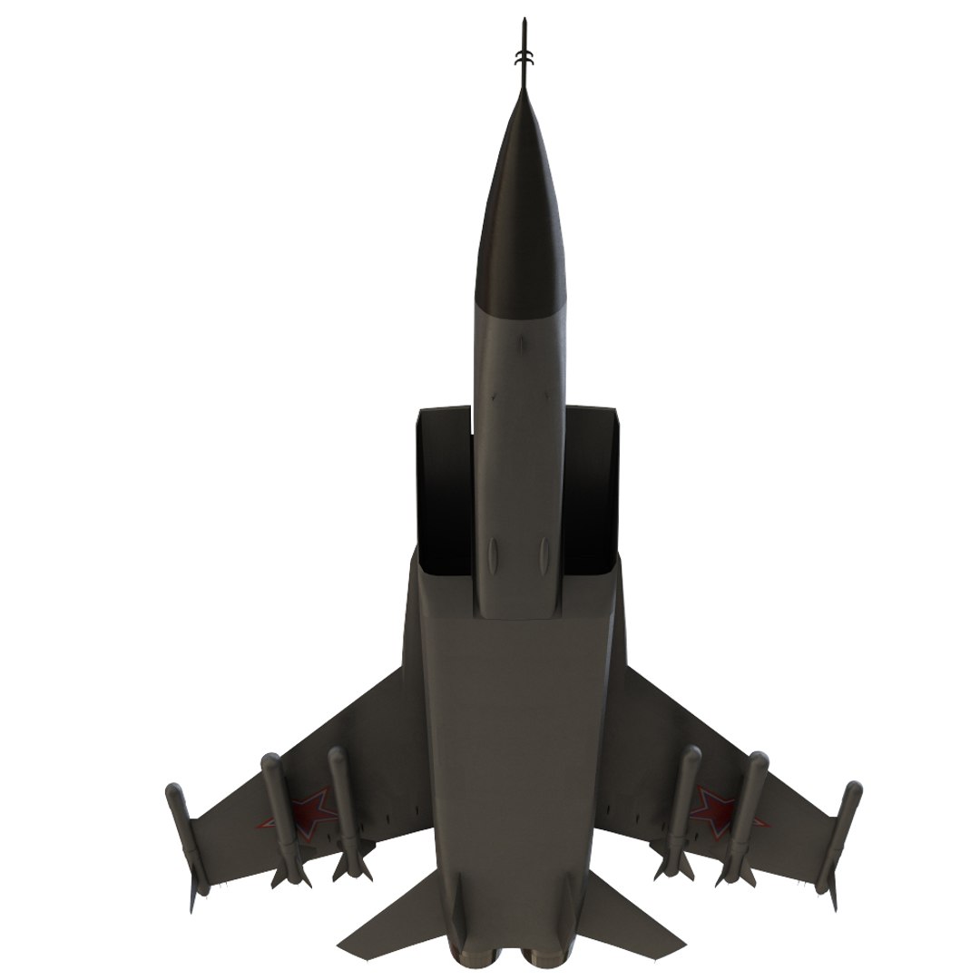 3D Mikoyan Mig-31 Foxhound Model - TurboSquid 1193775