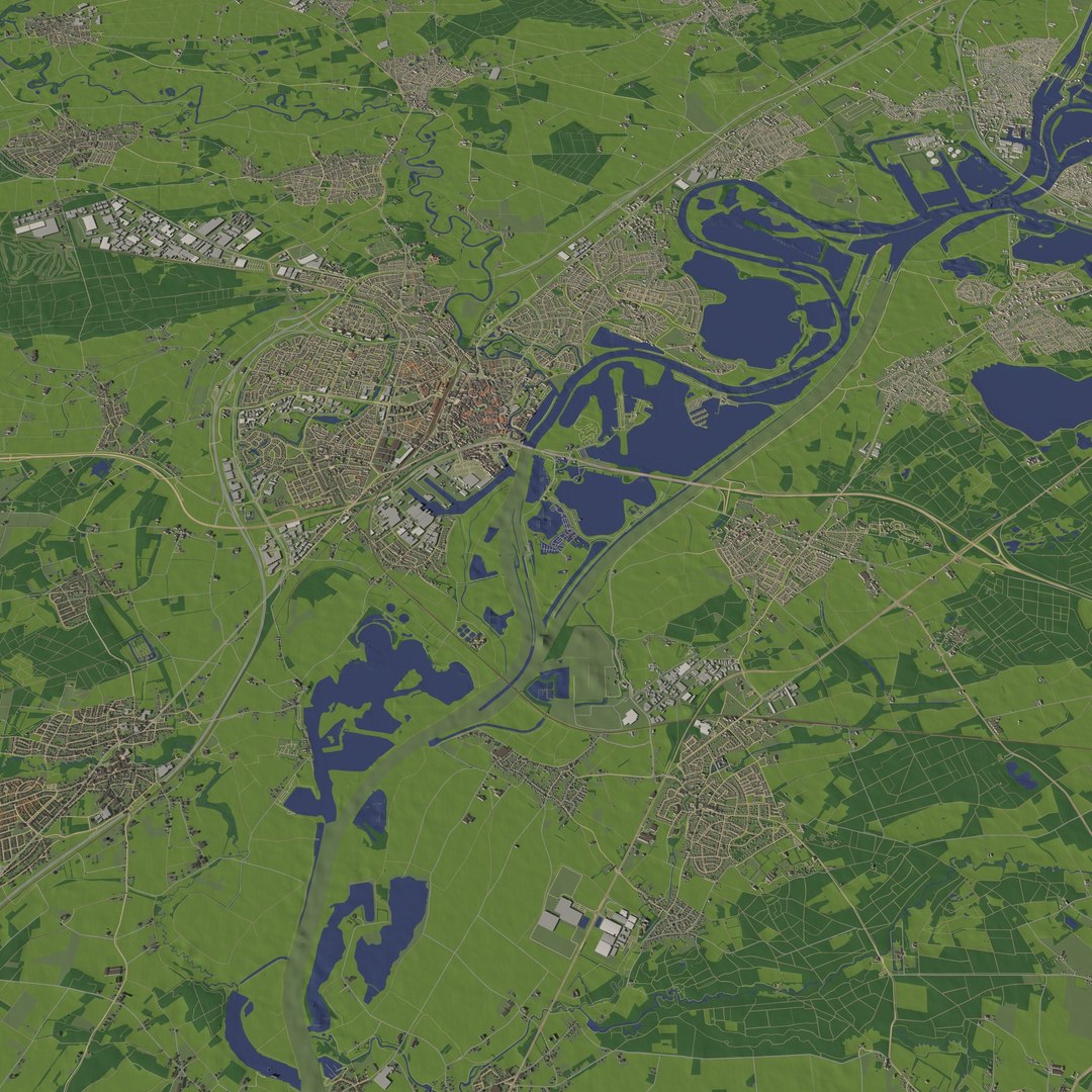 3D Netherlands - City And Urban Model - TurboSquid 2335140