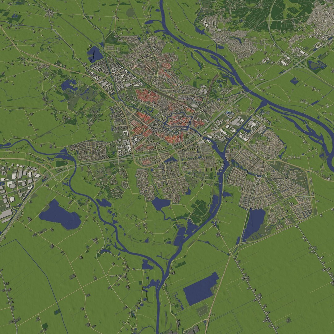 3D Netherlands - City And Urban Model - TurboSquid 2335140