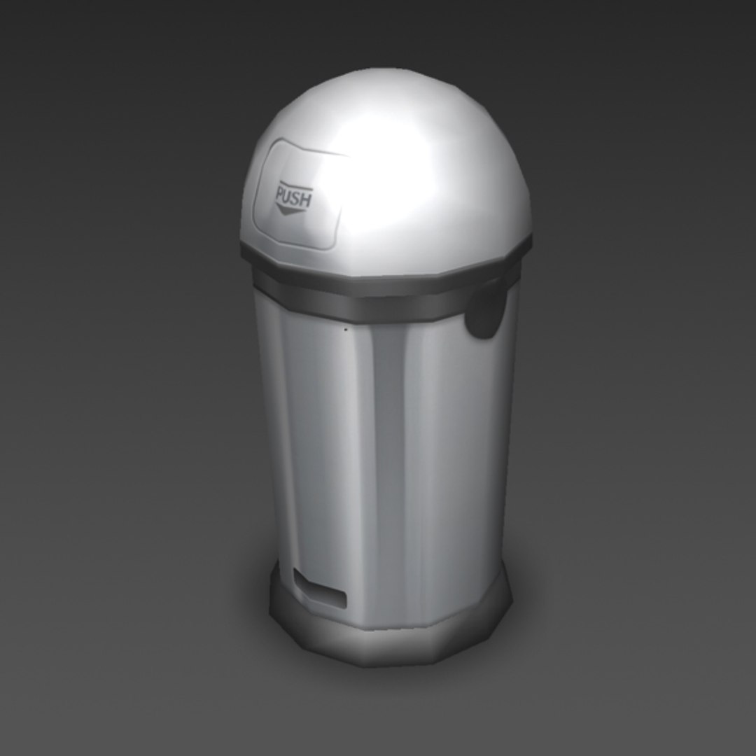 Maya Garbage Bin 3dgm