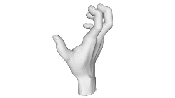 modelo 3d Gesto de pose de modelo de mano realista 12 - TurboSquid 1975524
