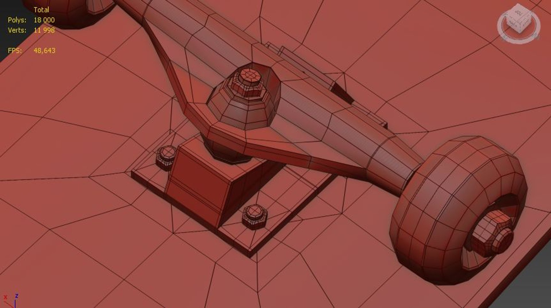 3d Model Of Skateboard