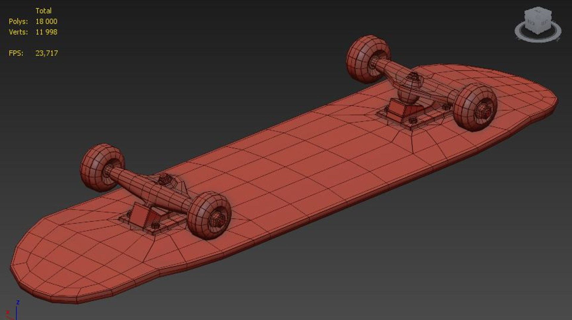 3d Model Of Skateboard
