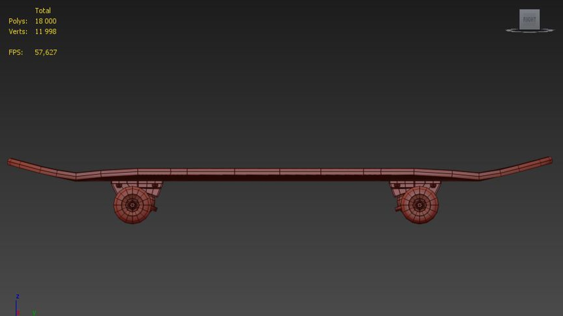 3d Model Of Skateboard