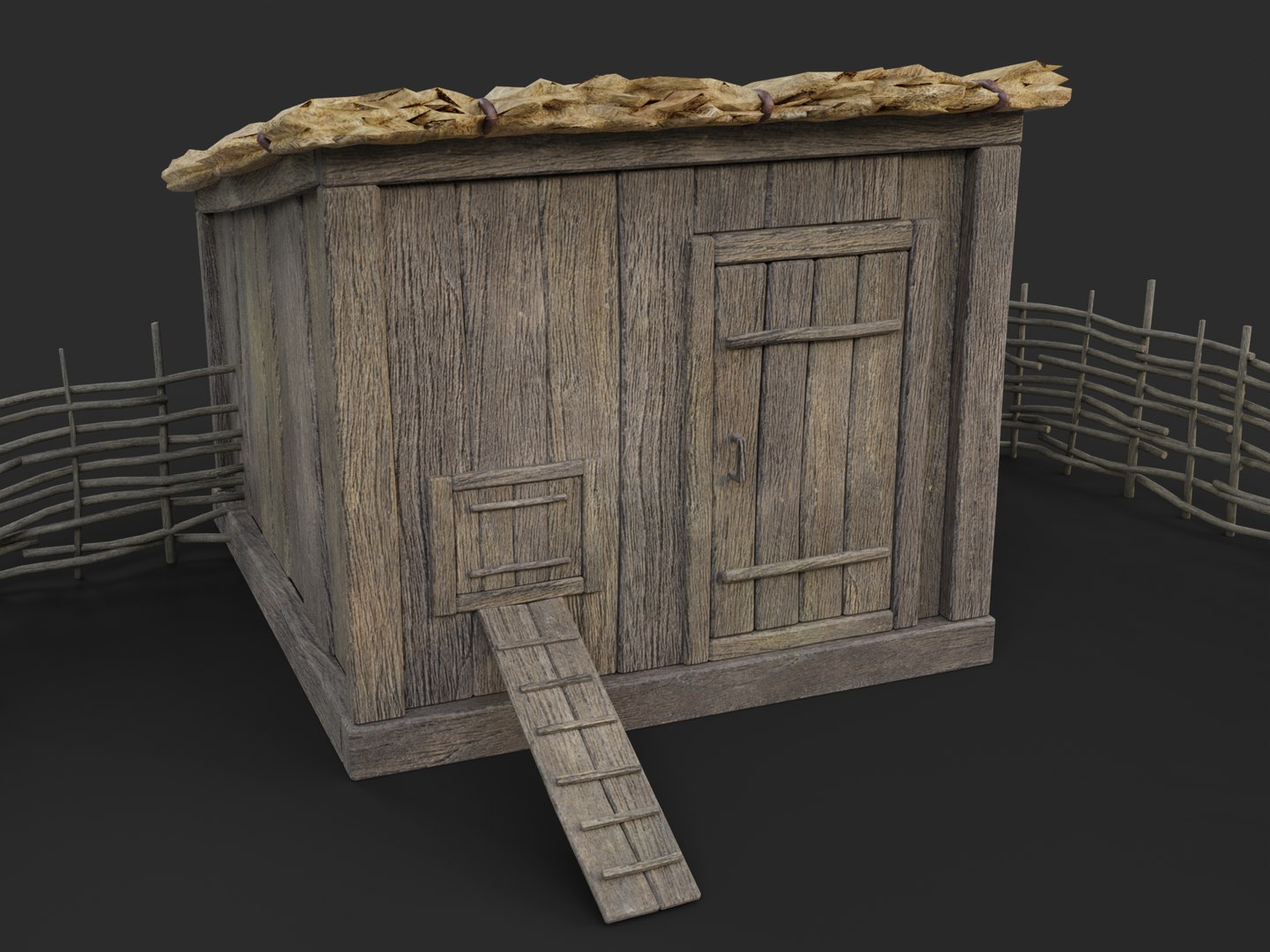 3D Model Chicken Coop - TurboSquid 2074525