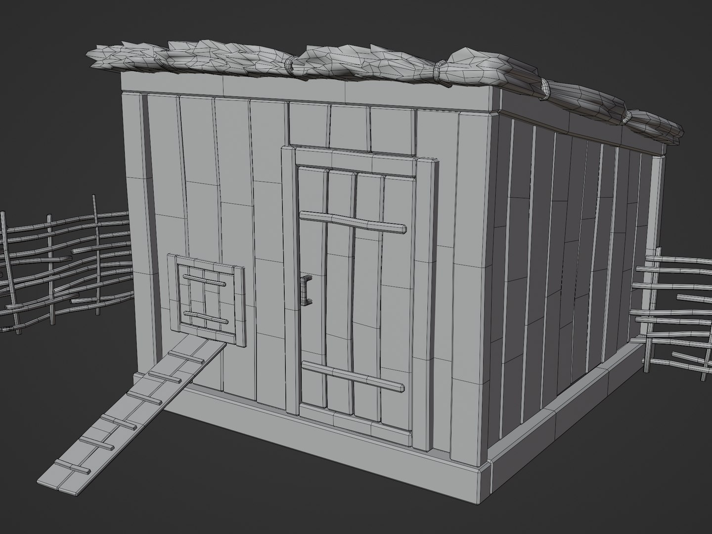 3D Model Chicken Coop - TurboSquid 2074525