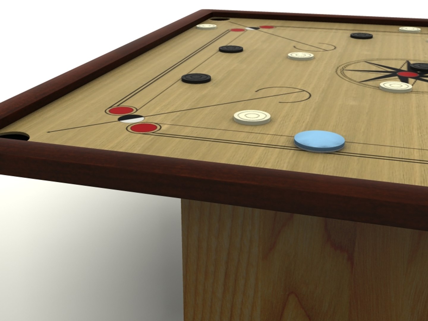 carrom karrom pocket 3d model
