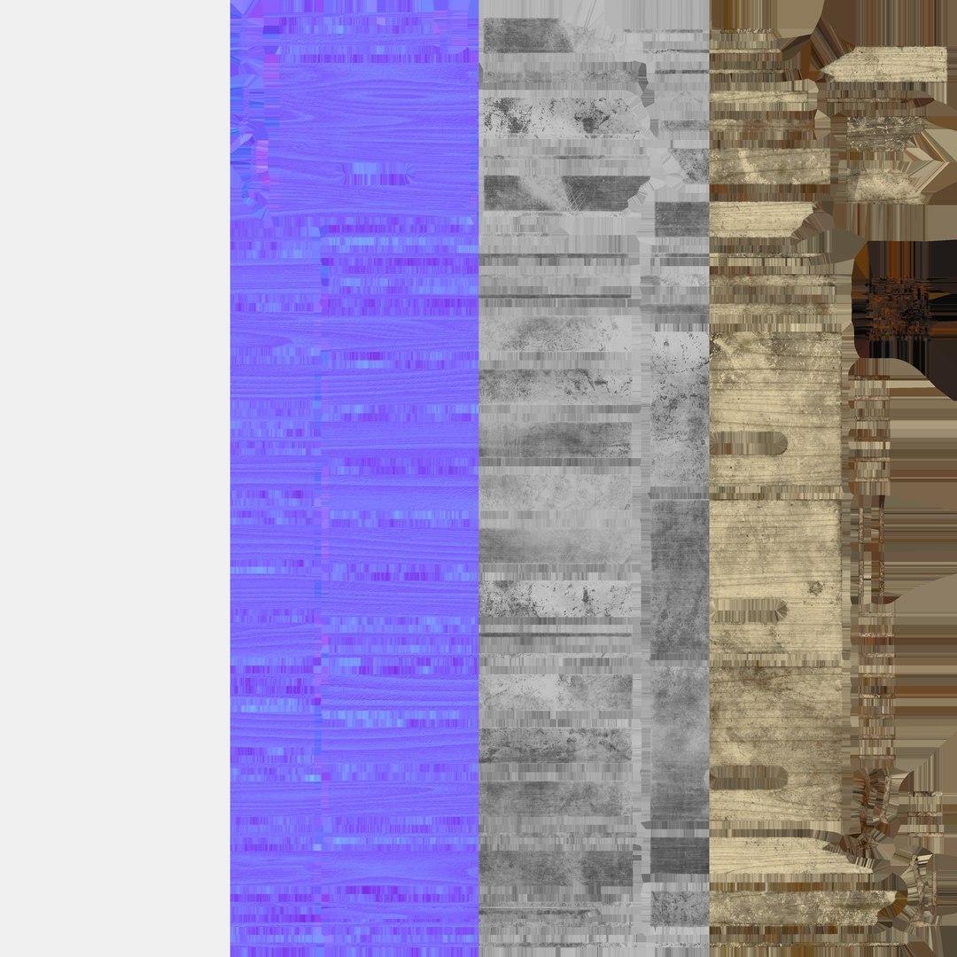 3D Wooden Crate Damaged Model - TurboSquid 1867705