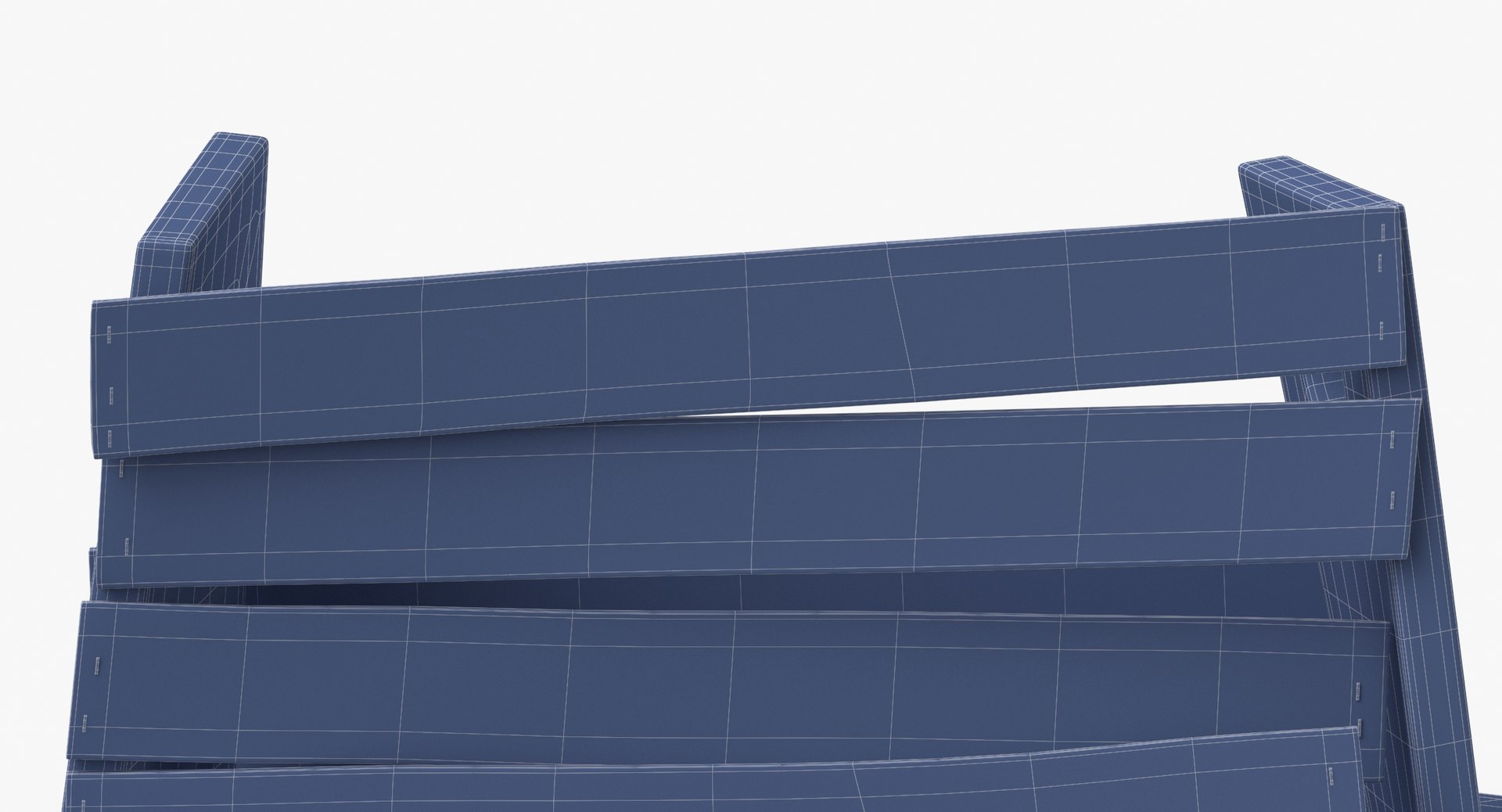 3D Wooden Crate Damaged Model - TurboSquid 1867705