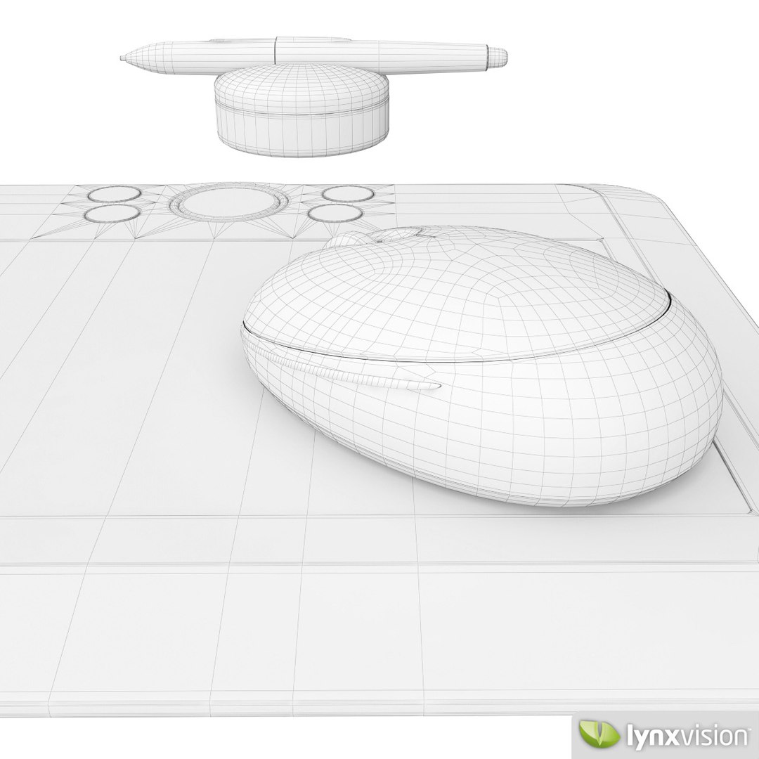 Bamboo Fun Tablet Mouse 3d Max