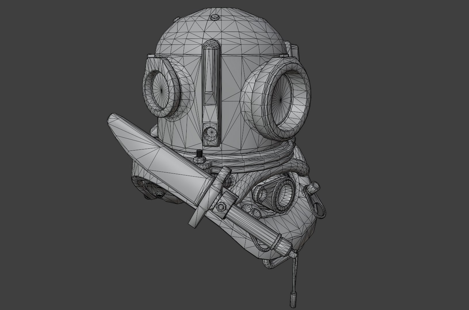 3D Aethelred Abyssal Shroud Three Bolt Diving Helmet Model - TurboSquid ...