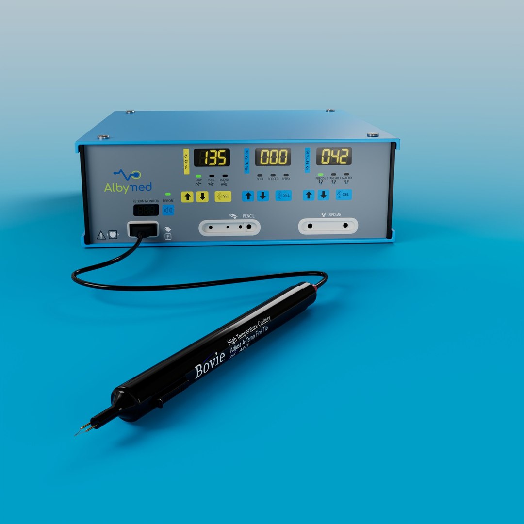 3D Bovie Electric Cautery - TurboSquid 2232414