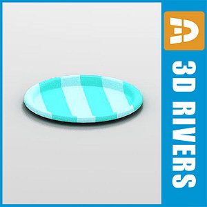 3D Paper Plate Models - Browse & Download Formats - TurboSquid