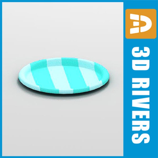 modelo 3d Plato de papel por 3DRivers gratis - TurboSquid 460073