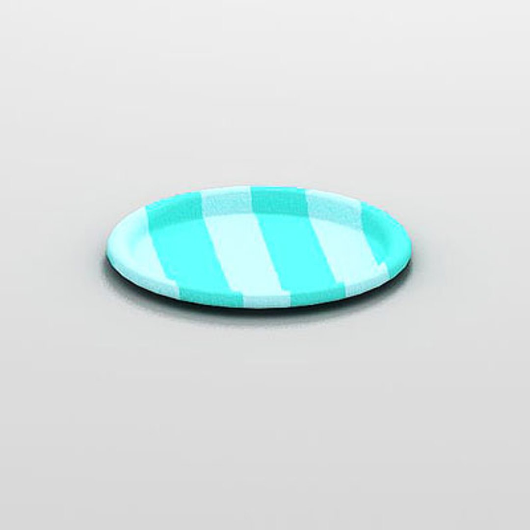 Free 3ds Model Paper Plate