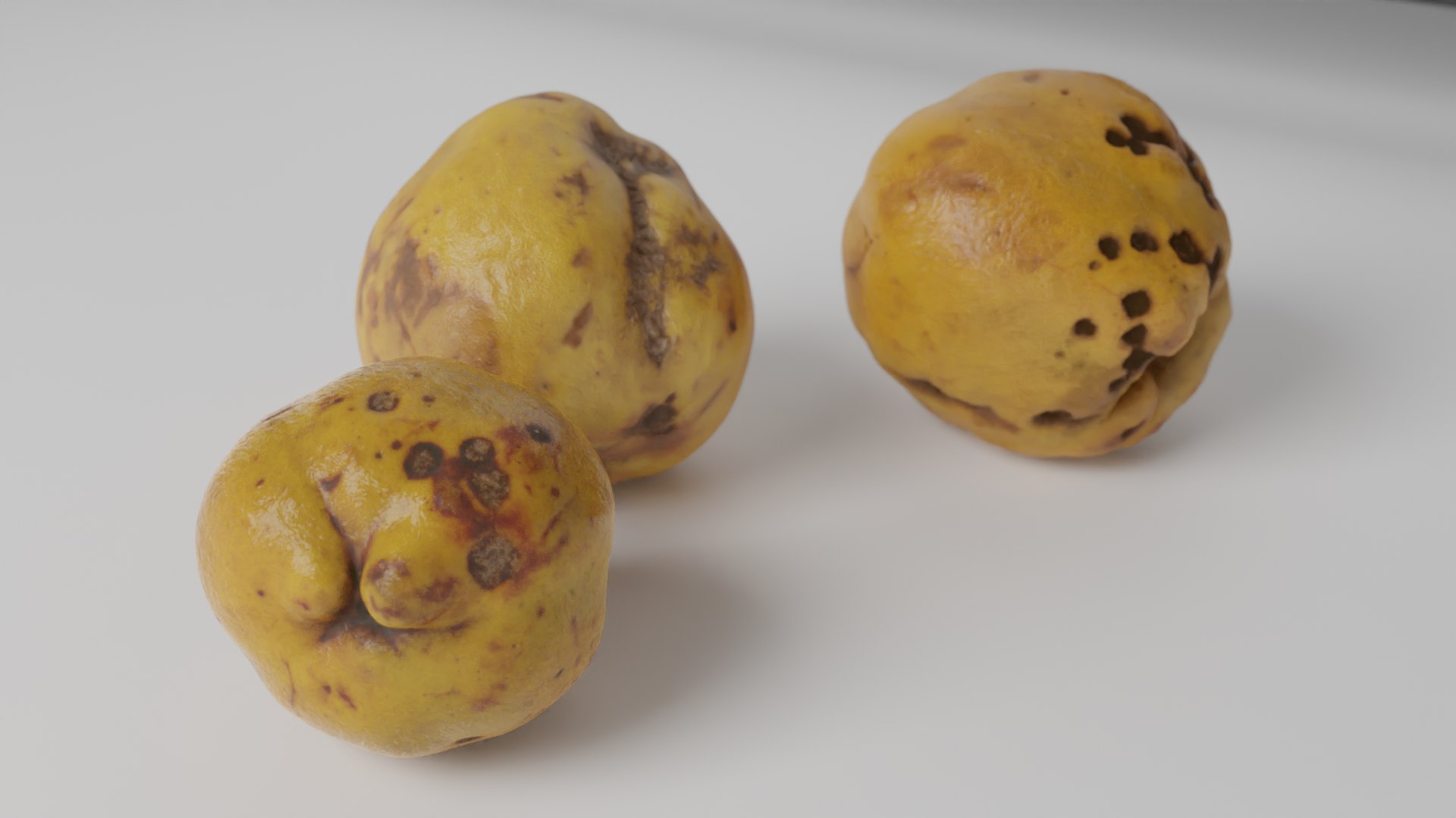 3D Quinces Model - TurboSquid 1482832