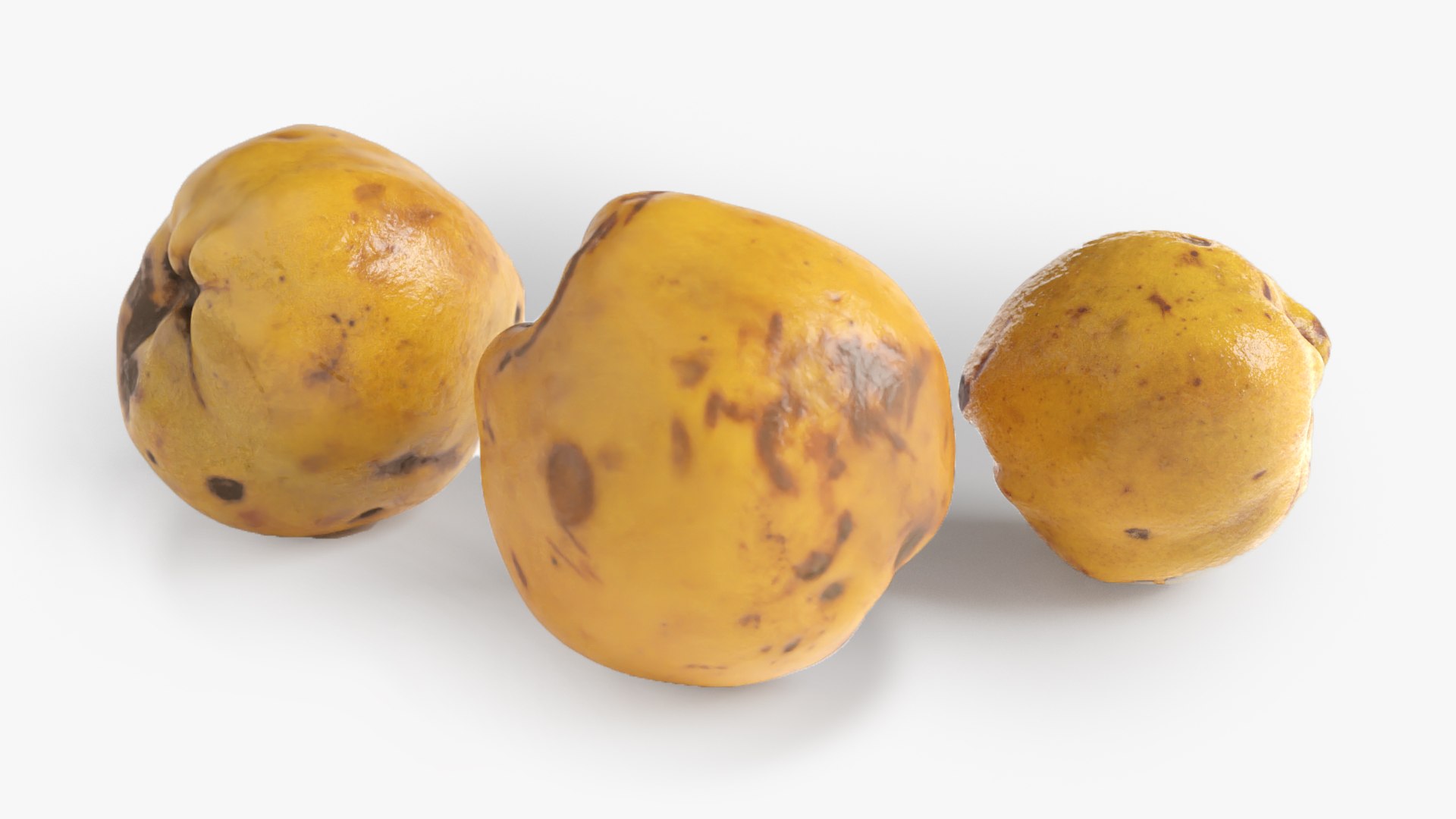 3D Quinces Model - TurboSquid 1482832