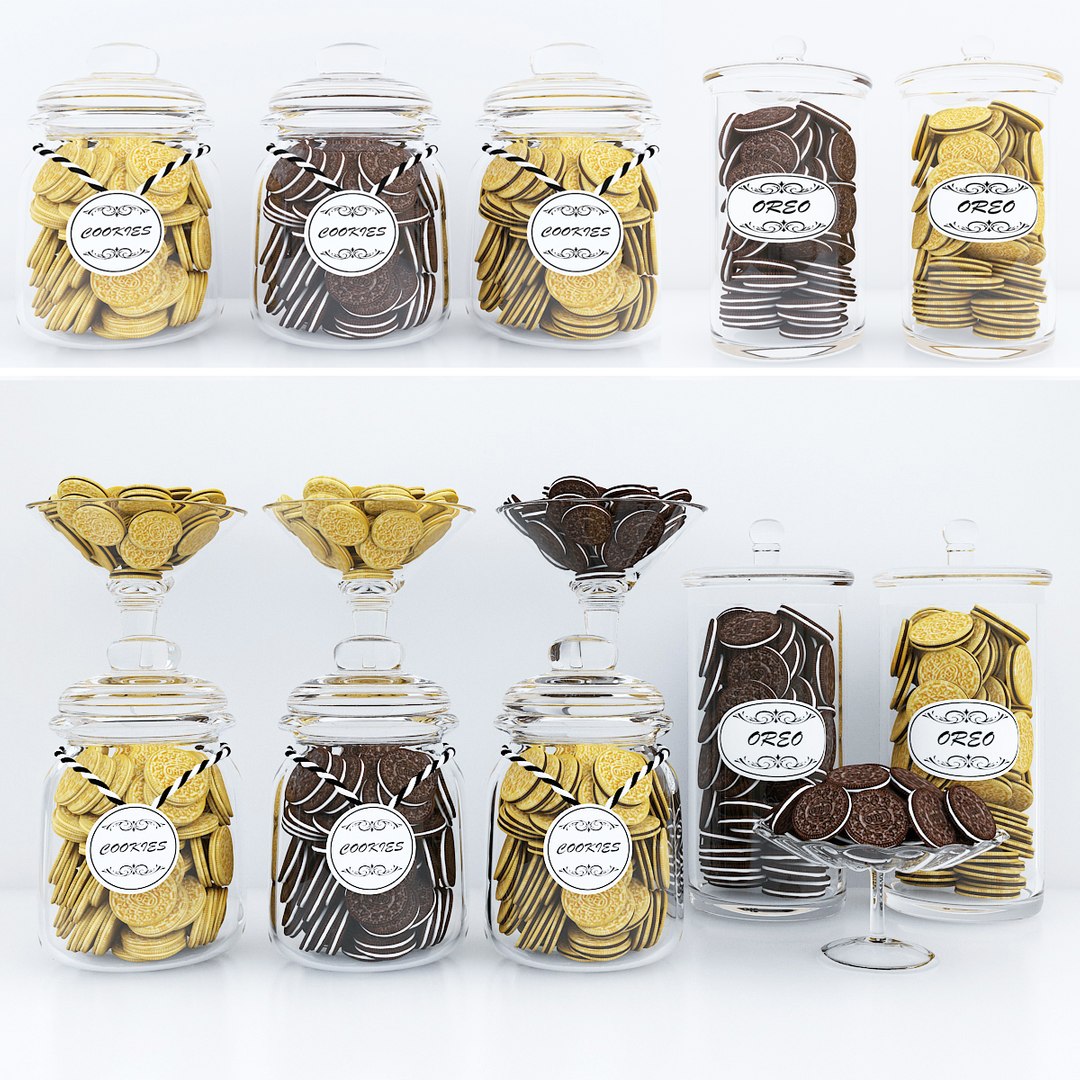 modelo 3d Oreo set - TurboSquid 1911408